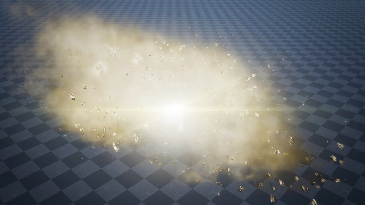 ArtStation - UE4 | Earth Element - Rockslide Avalanche "VFX"