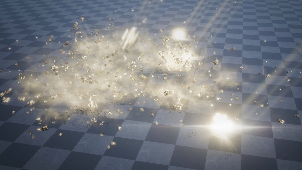 ArtStation - UE4 | Earth Element - Big Stone AOE "VFX"