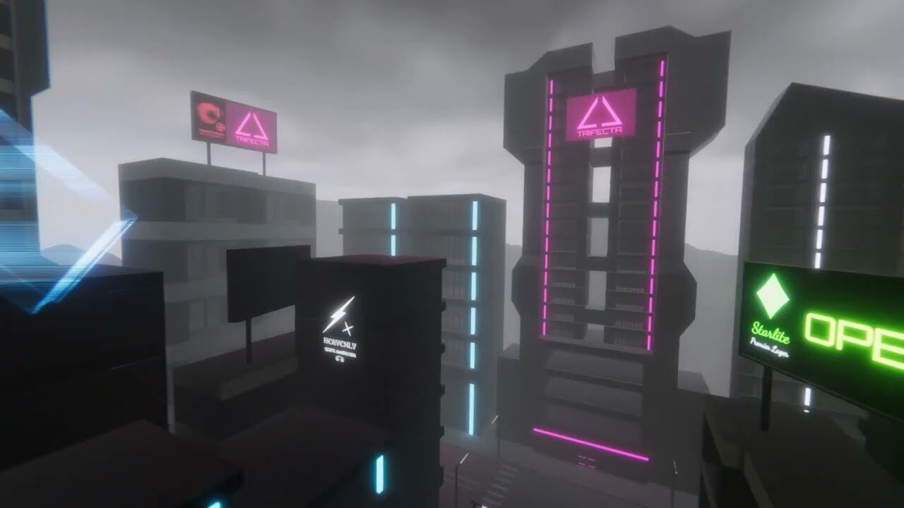 ArtStation - CYBERHEIST - 3D Game Level Environment