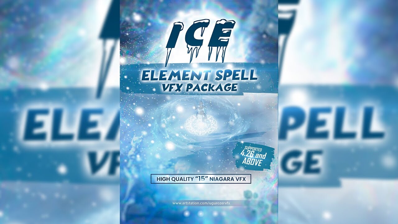 ArtStation - UE | Ice Element - Spell VFX Pack "15 Niagara Particle ...