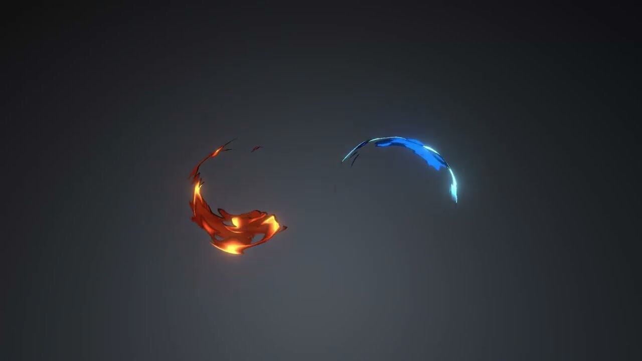 ArtStation - Fire,Water Slash-Demon Slayer style,Toon Style(Unity Game Vfx)