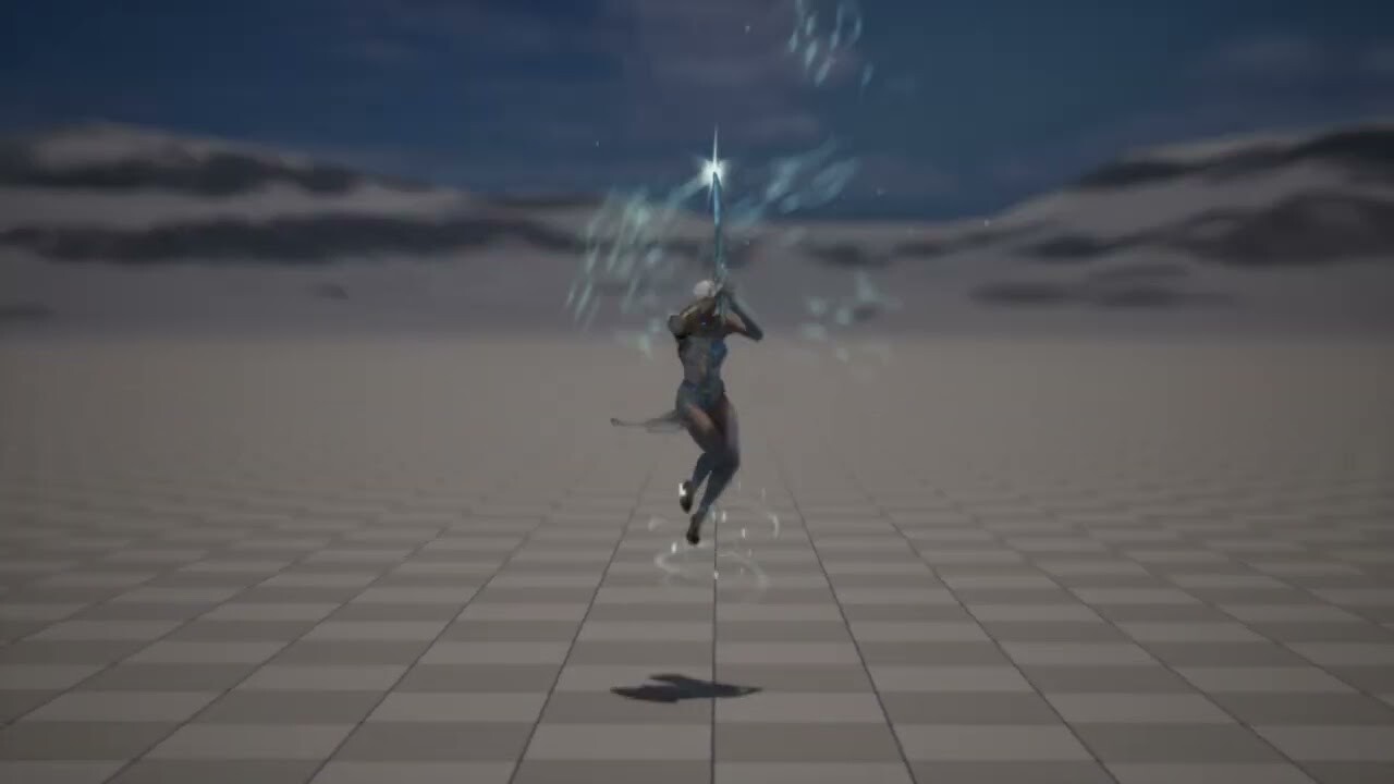 ArtStation - Ice AOE Attack VFX Unreal Engine 5