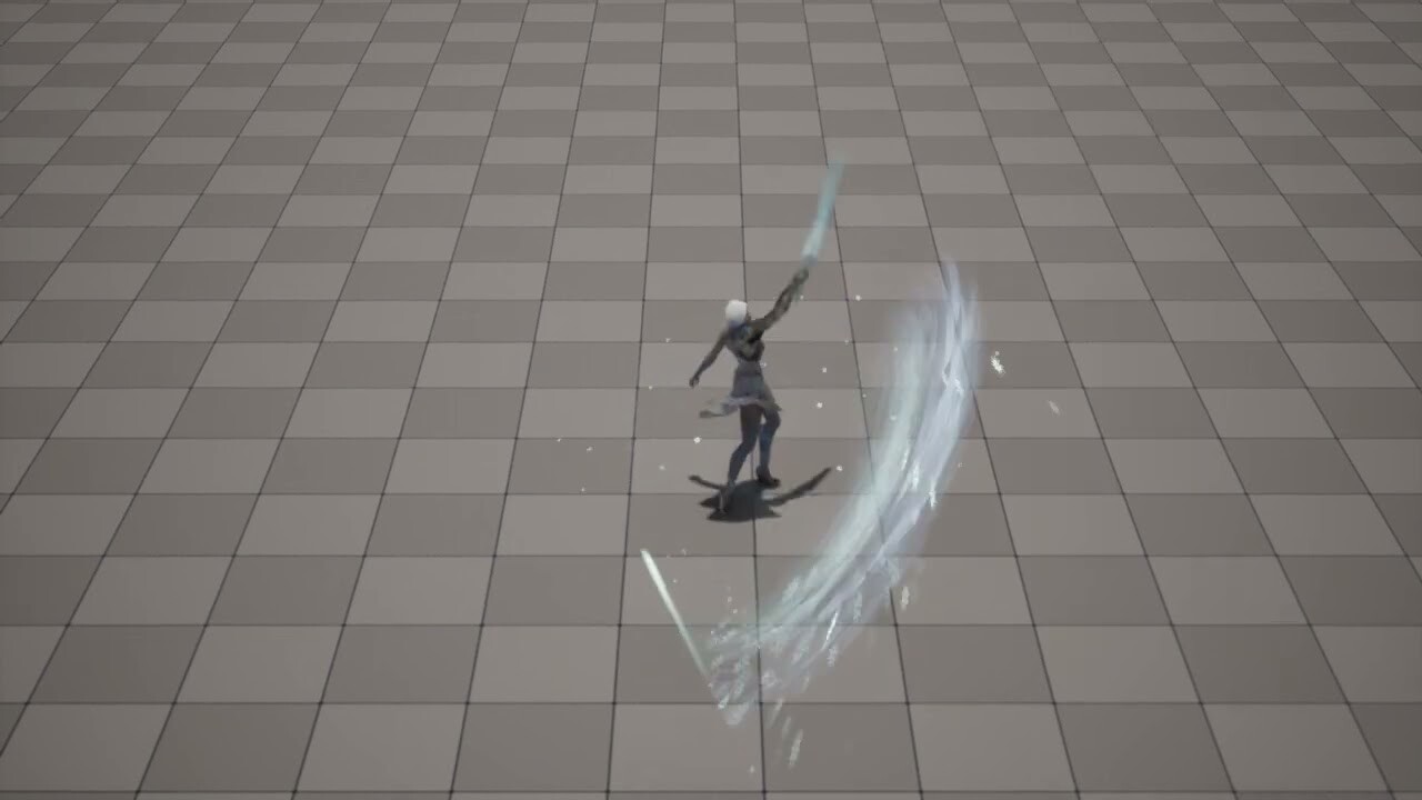ArtStation - Ice Slash Attack VFX Unreal Engine 5