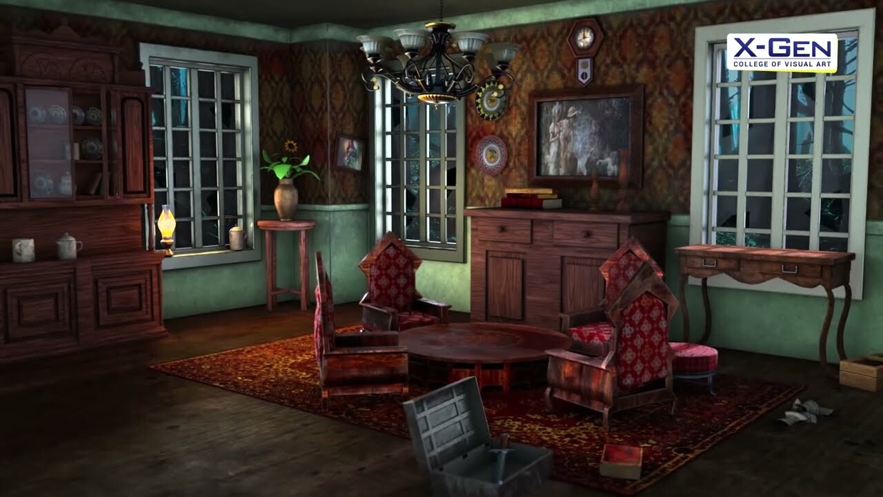 ArtStation - Conceptual Interior Work