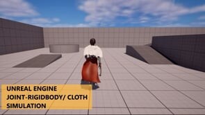 ArtStation - Cloth and Hair dynamics Unreal Engine 5