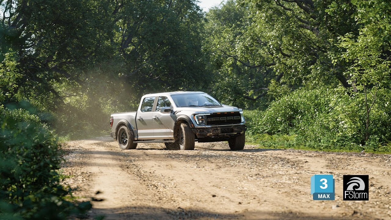 ArtStation - FORD RAPTOR 3D ANIMATION 4K