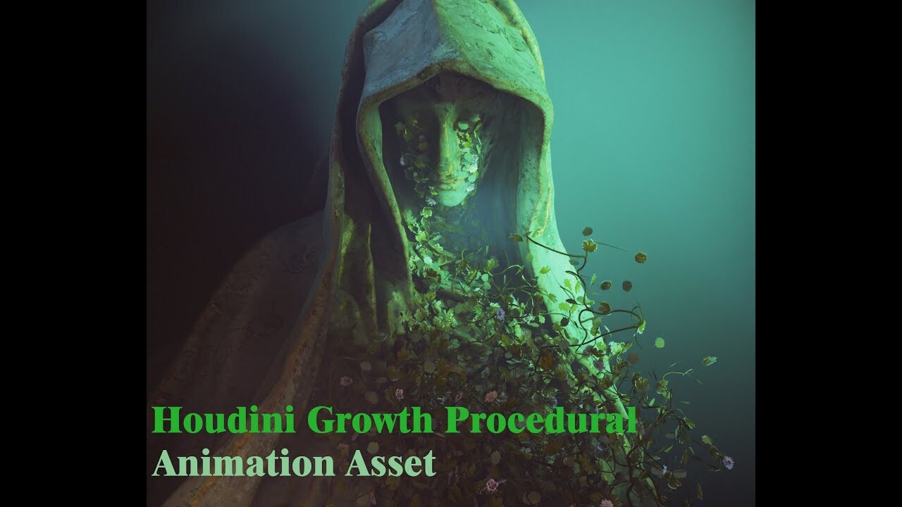ArtStation - Houdini Growth Procedural Animation Asset