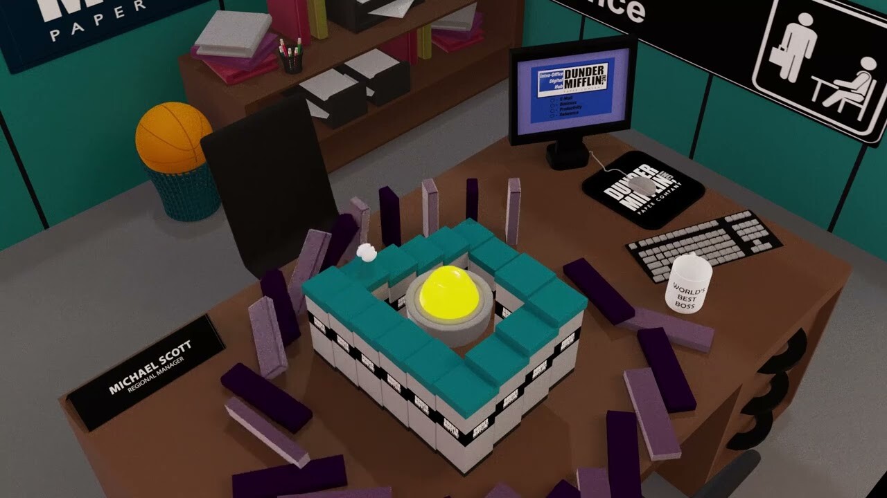 ArtStation - Impossible Staircase Animation (The Office Edition)