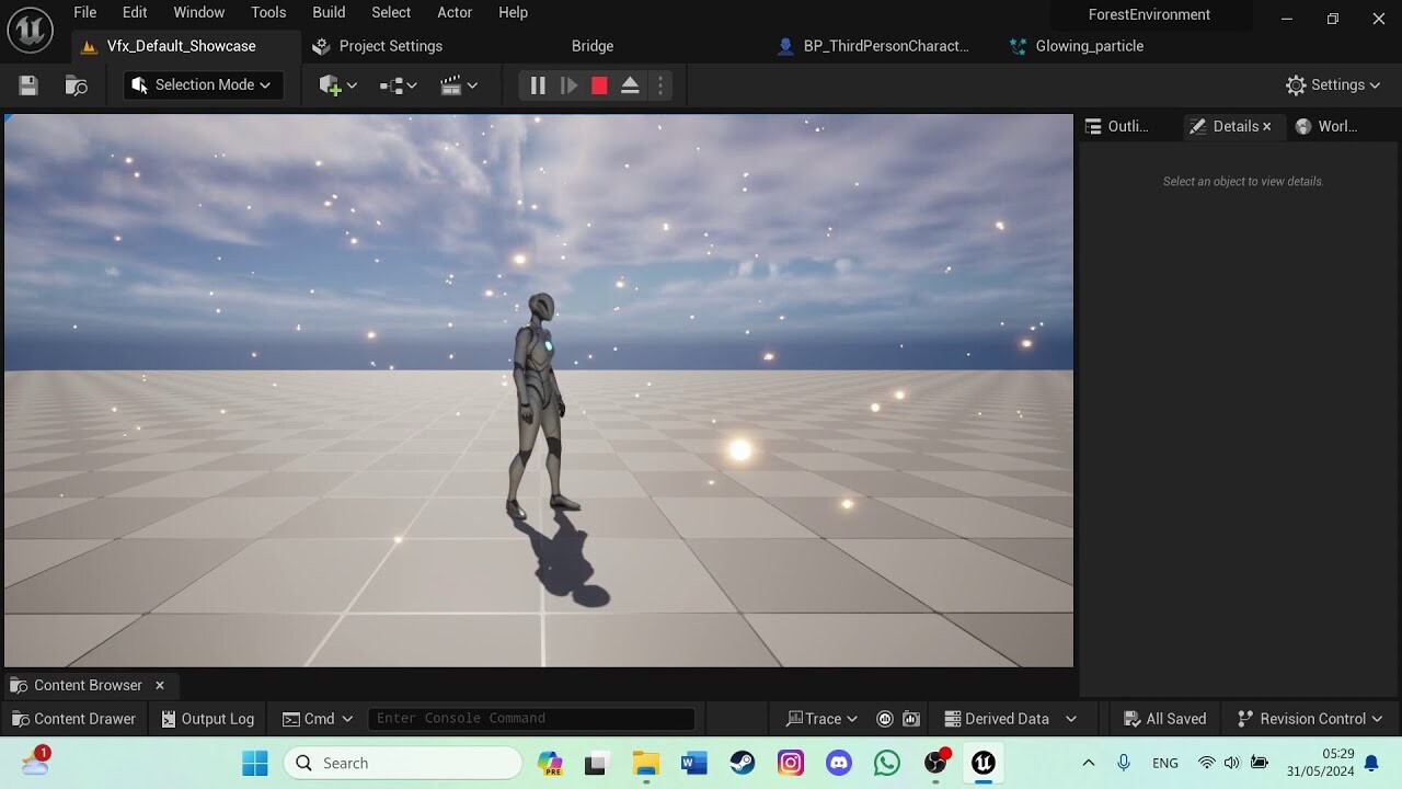 ArtStation - Glowing Particle VFX - UE5