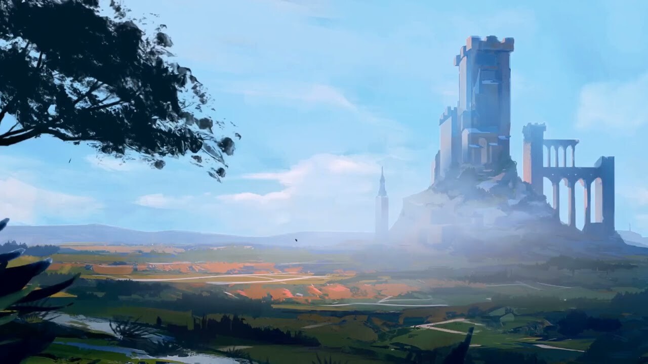 ArtStation - Castle - Splash Animation