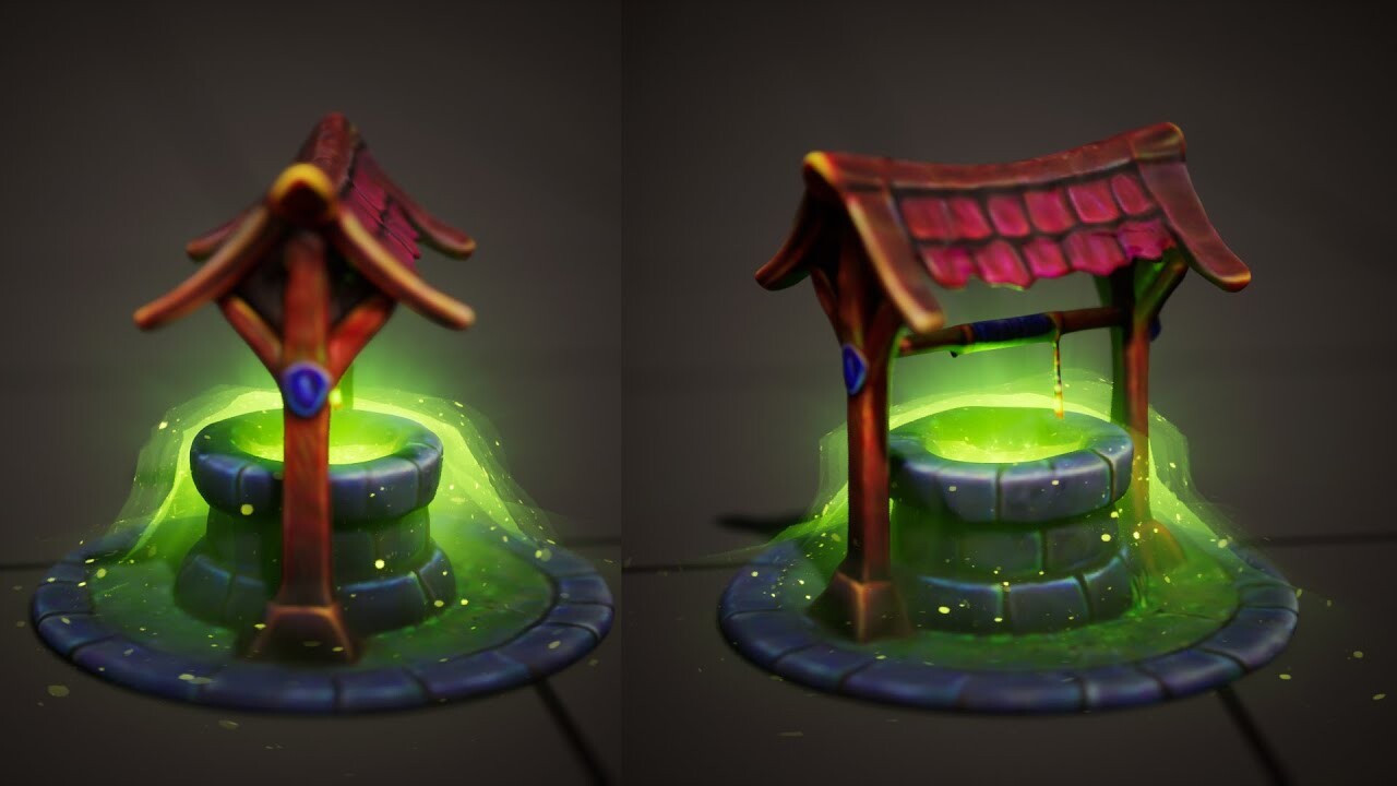 ArtStation - Magical Well in Unreal Engine 5.4 Niagara | For Patreon