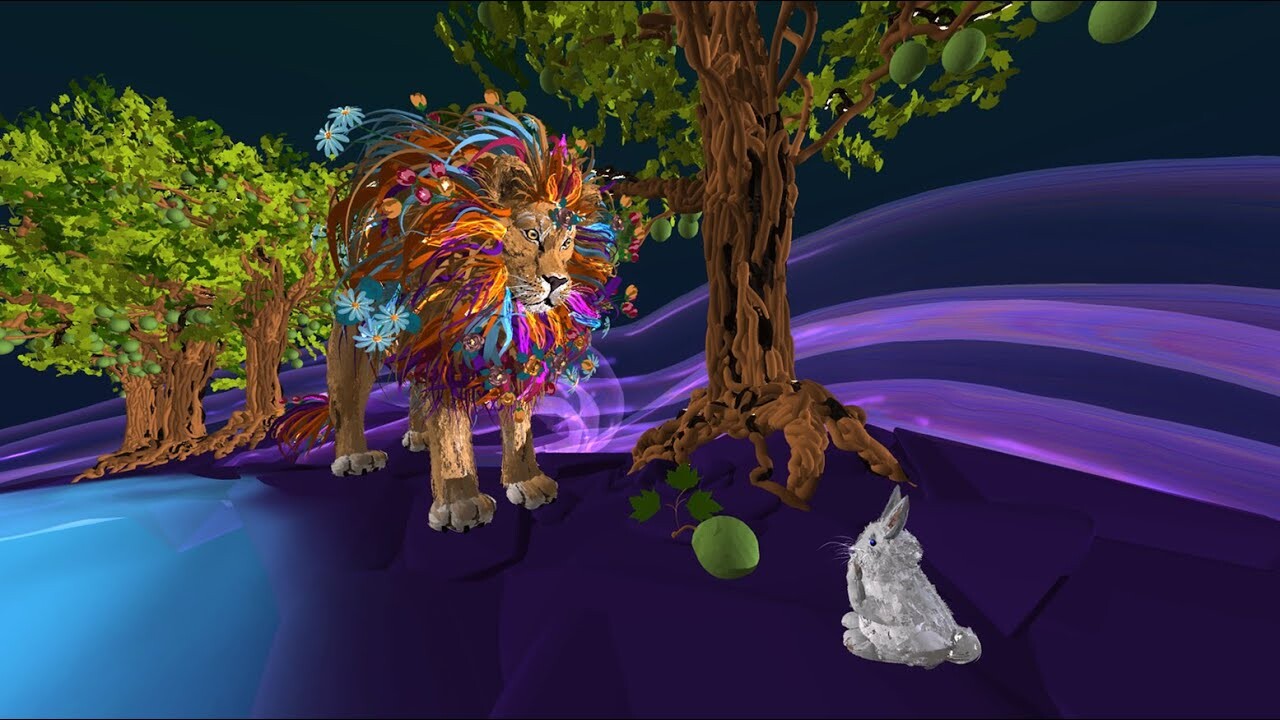 ArtStation - The Timid Hare and the Flight of the Beasts. Jataka Tale ...