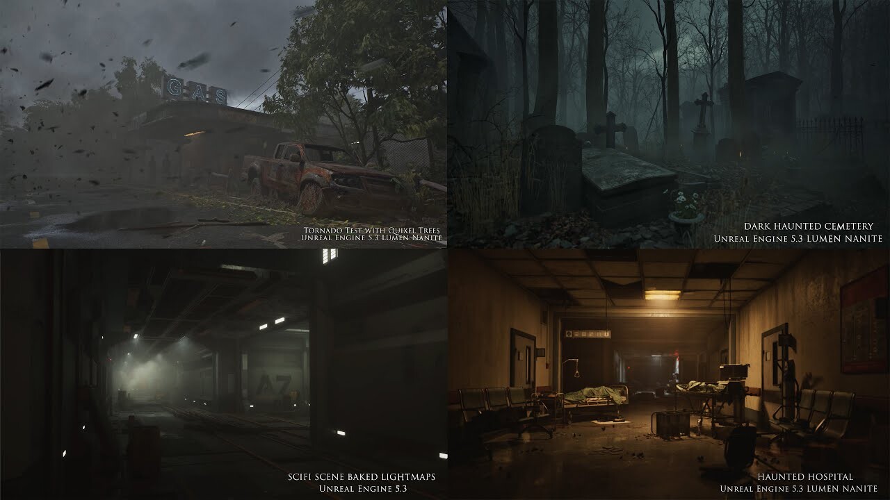 ArtStation - Medley of my Unreal Engine 5 Projects Showcased at Future ...