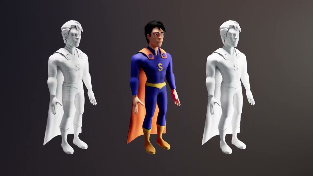 ArtStation - Super Hero_3D Model