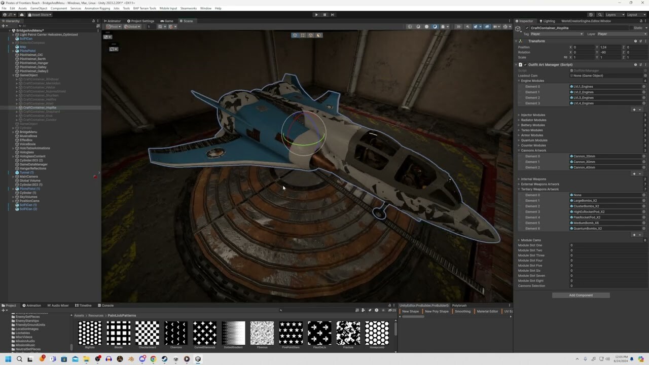 ArtStation - Frontiers Reach - Starfighter Hull Shader