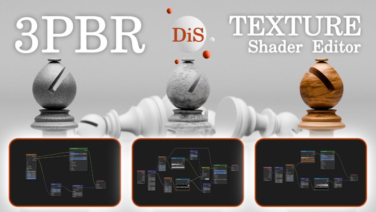 ArtStation - 3 PBR Texture Easy Tutorial in Blender with Shader Editor ...