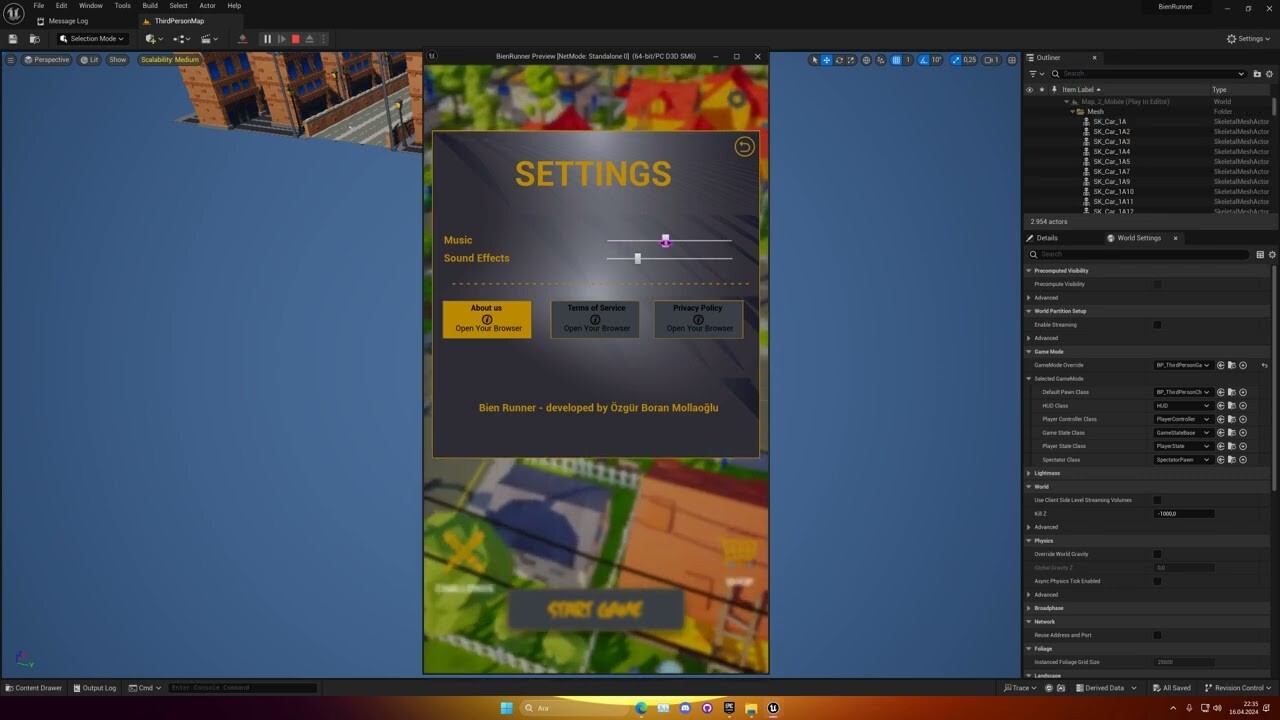 ArtStation - Bien Runner - Settings