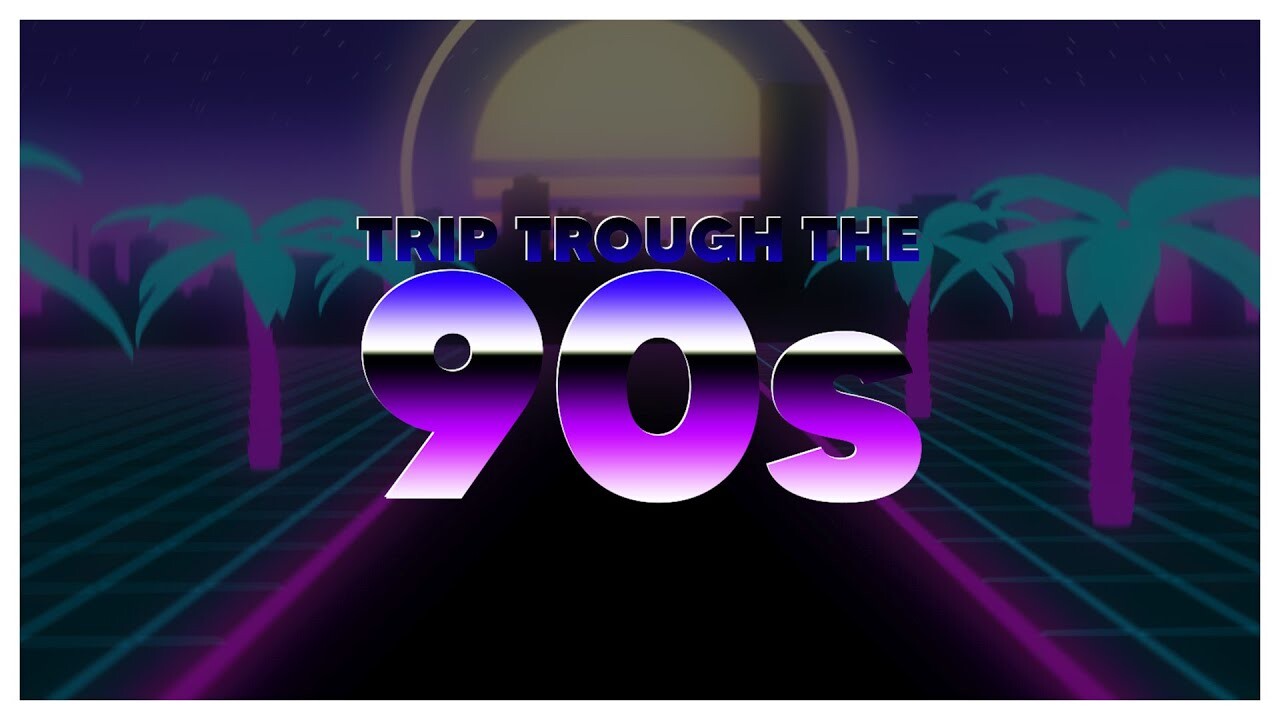 ArtStation - [9/2021] Trip Trough The 90s - 3D animation