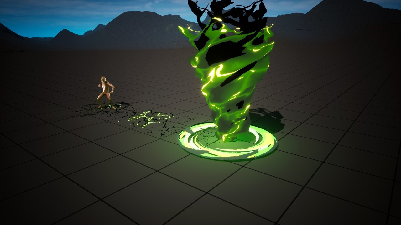 ArtStation - Shooting Tornado in Unreal Engine 5.4 Niagara | Download Files