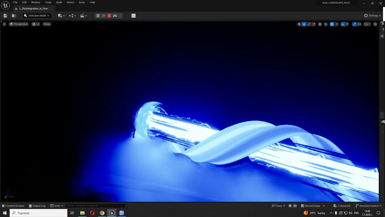 ArtStation - Beam Effect in Niagara/Unreal