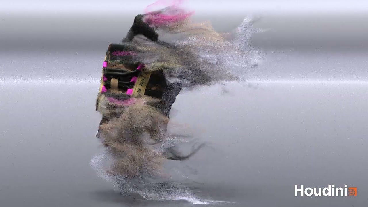 ArtStation - Particle dissolving simulation