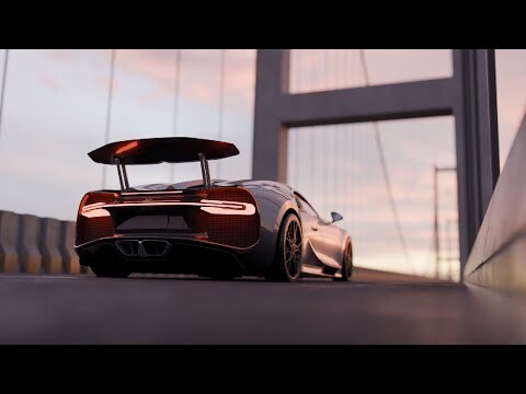 ArtStation - Bugatti Chiron commercial advertisement