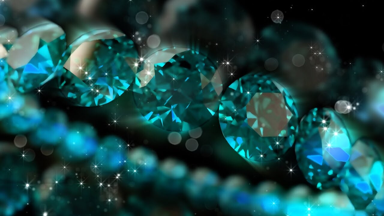 ArtStation - VJ Loop Blue Diamond Luxury | Screensaver | TV | LED Wall ...