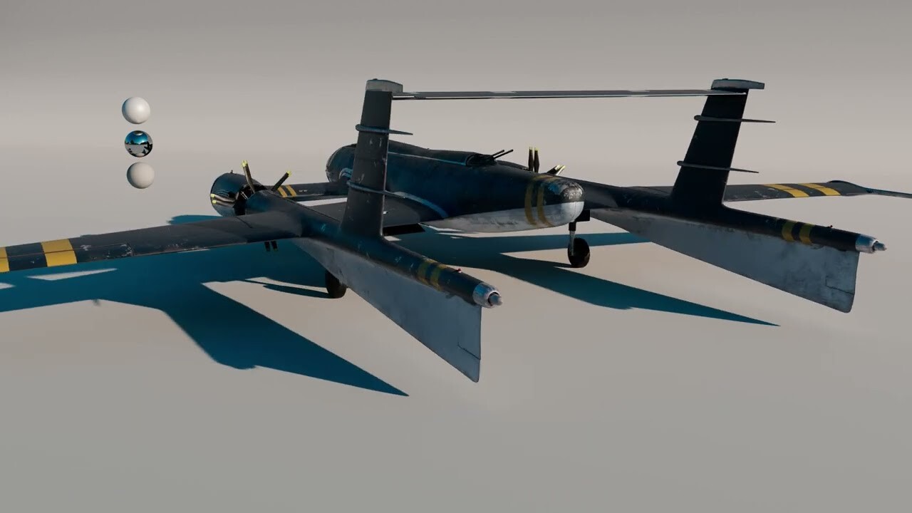 ArtStation - Diesel punk bomber plane