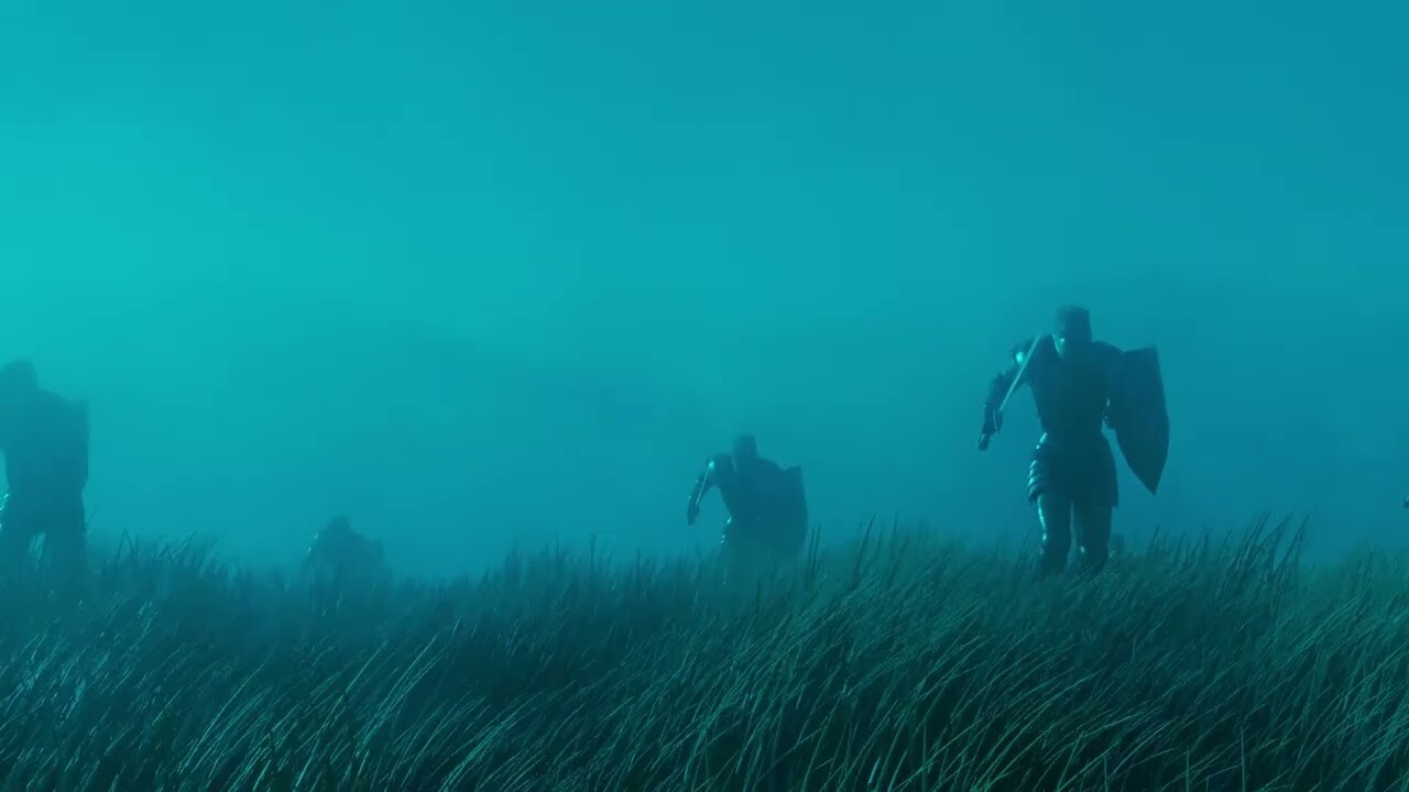 ArtStation - Marching army in a hazy foggy scene