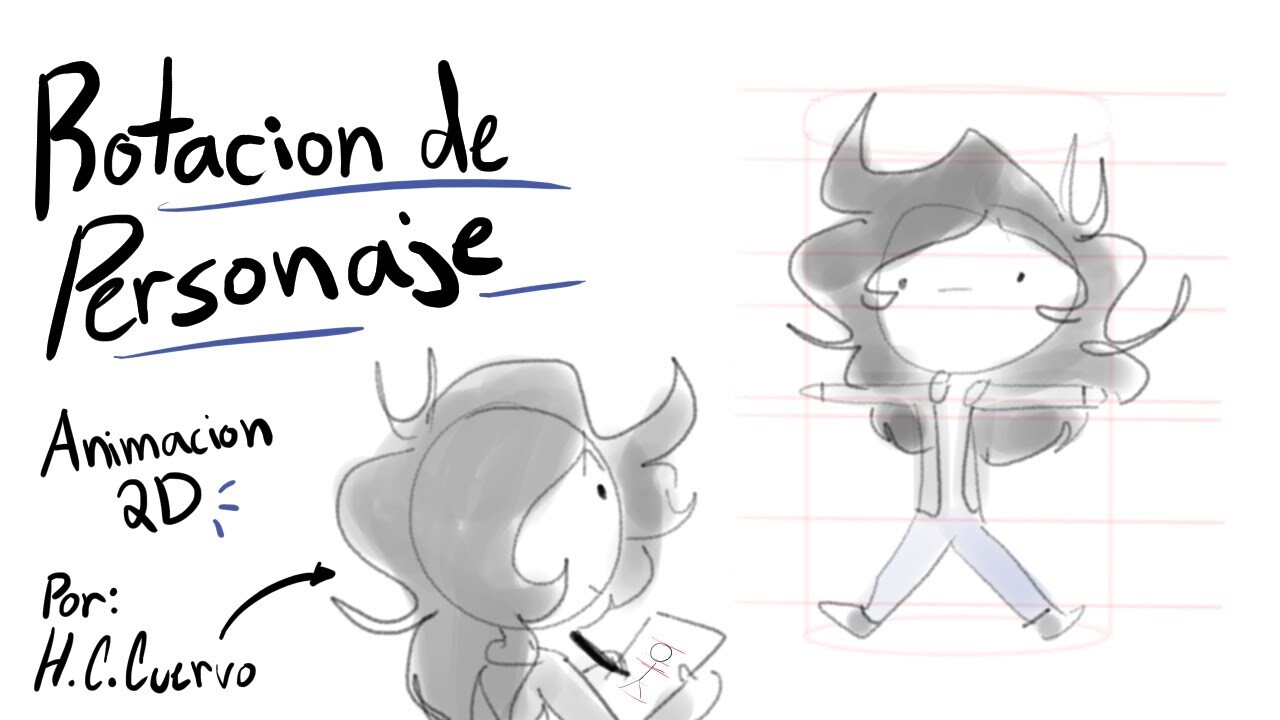 ArtStation - First 2d character rotation test