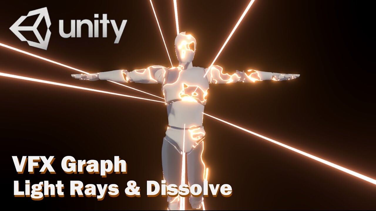 ArtStation - Unity VFX Graph：Light Rays & Dissolve