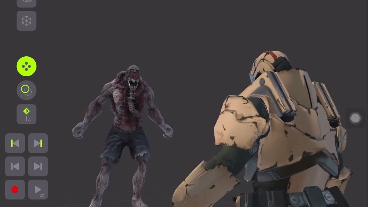 ArtStation - Monster Jumping Attack ( Naomi Animation )