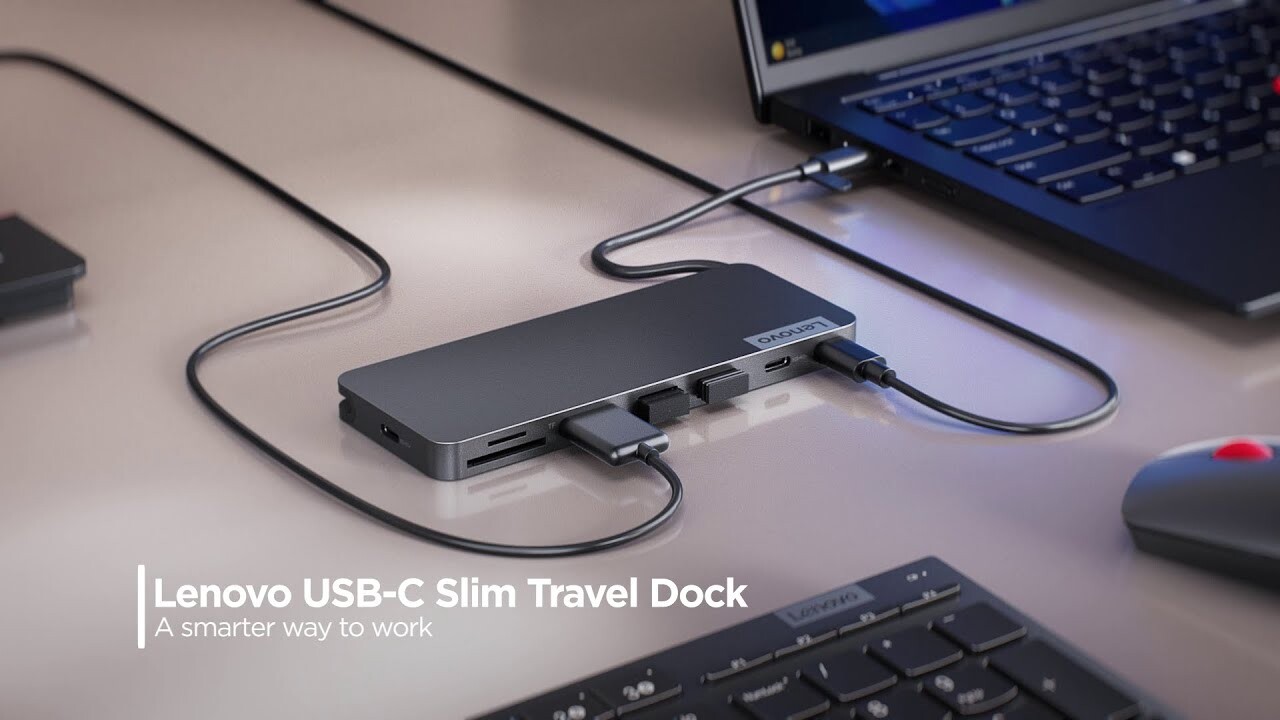 ArtStation - Lenovo USB-C Slim Travel Dock