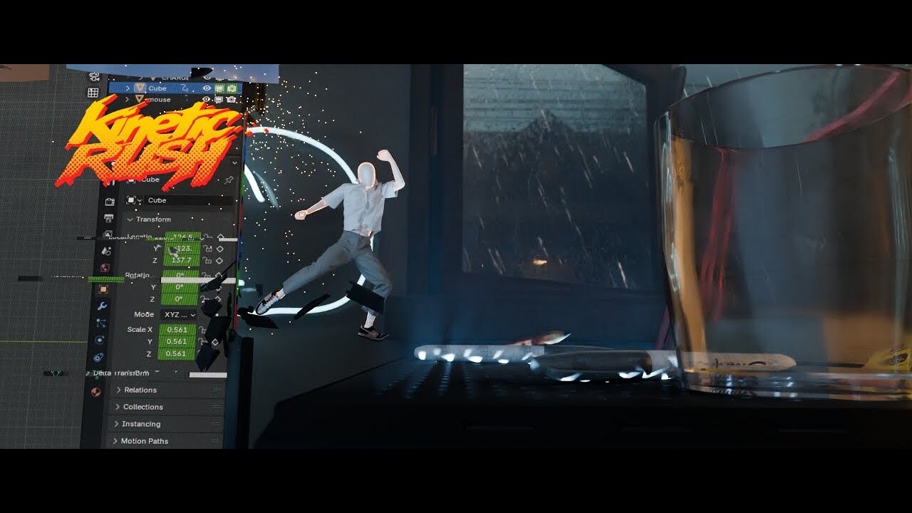 ArtStation - "Unselected "Kinetic Rush 3d Render Challenge Breakdown