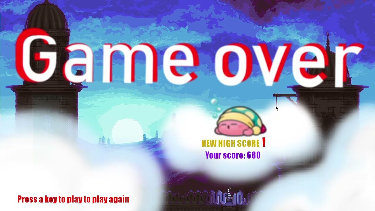 ArtStation - Kirby Super Jump - Python game project using the Pygame ...