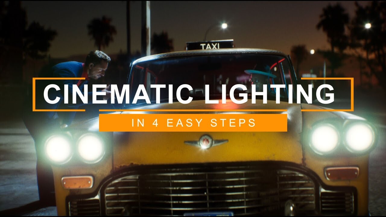 ArtStation - Cinematic lighting in 4 easy steps | Unreal Engine 5