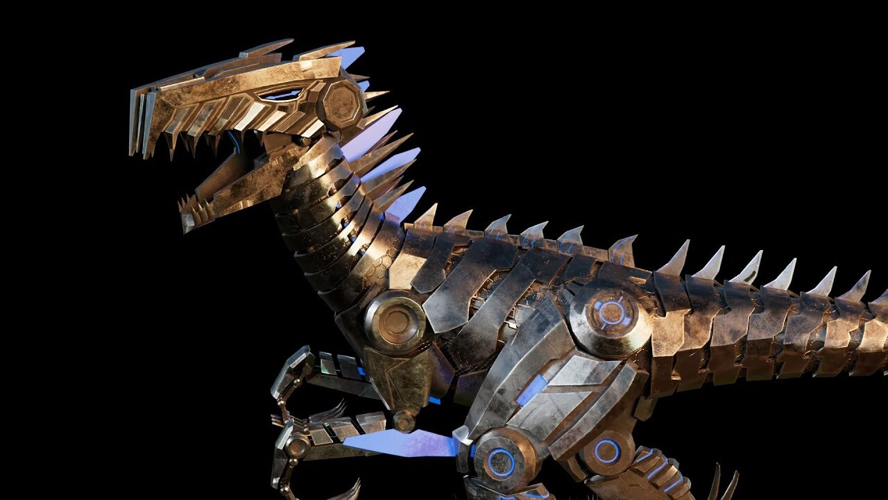 ArtStation - Ark: Survival Evolved Tek Raptor