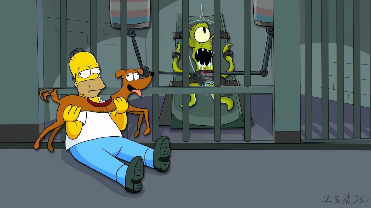 ArtStation - the Simpsons fan animation