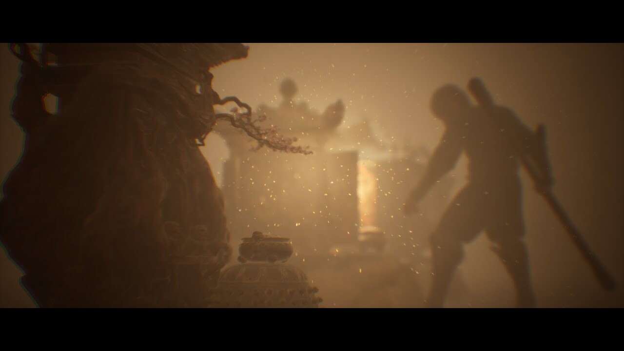 ArtStation - BlackMythWukong: Shrine FX- black wind mountain,yellow ...