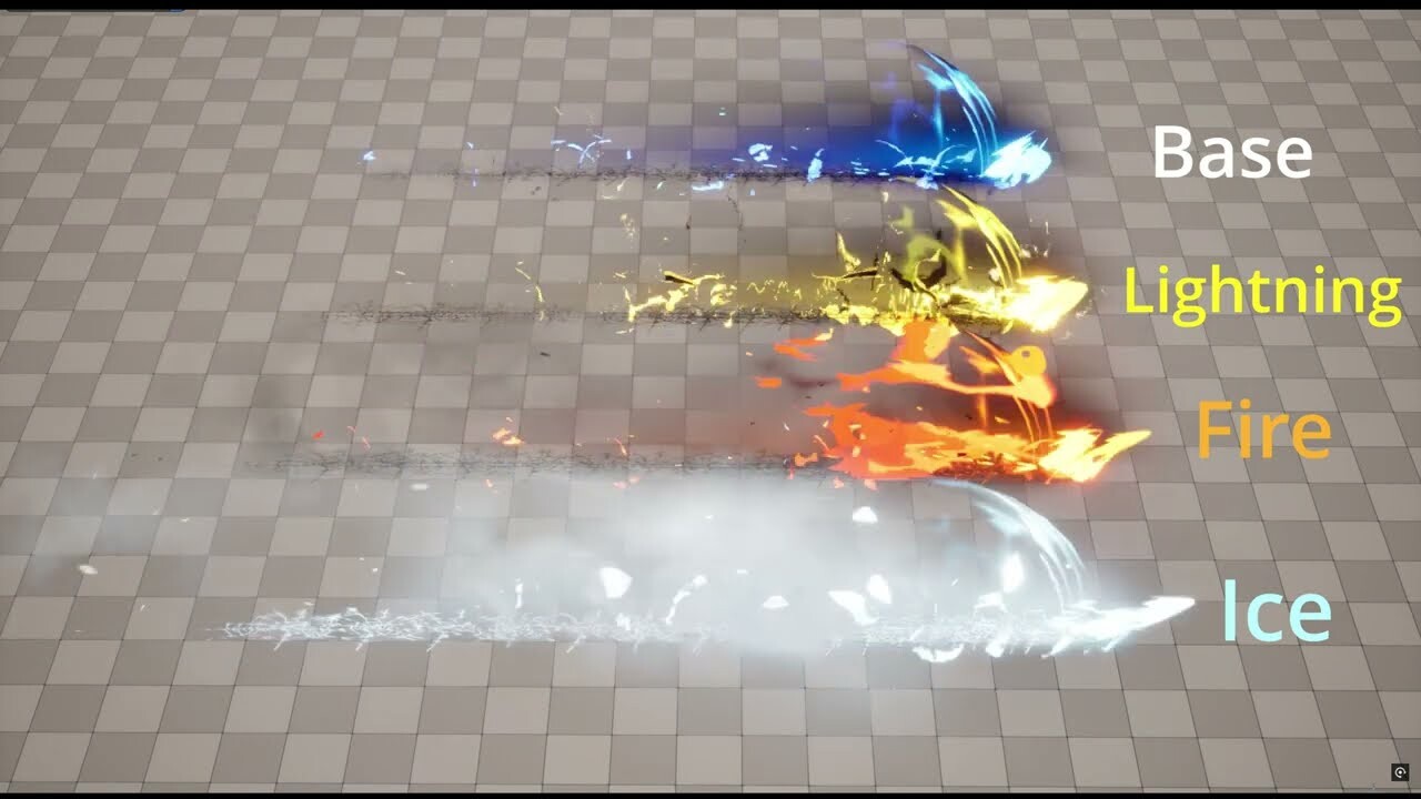 ArtStation - UE5 Stylized effects variation