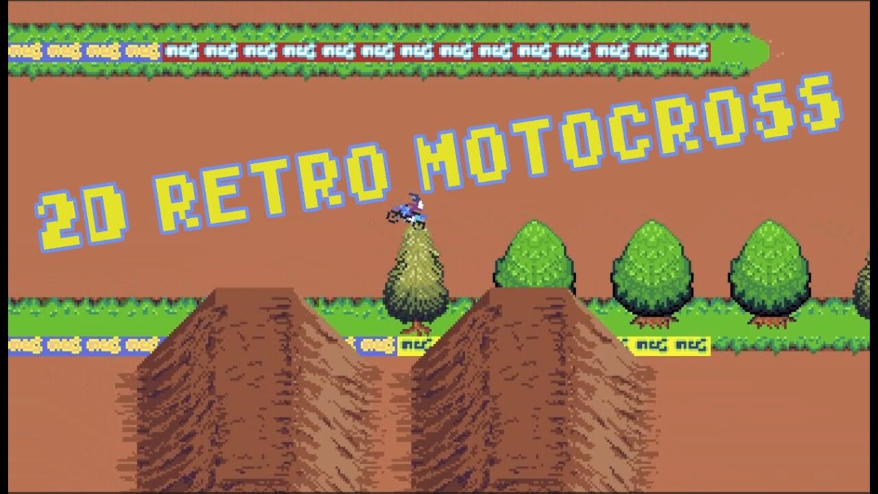 ArtStation - Retro Style Dirt Bike Game