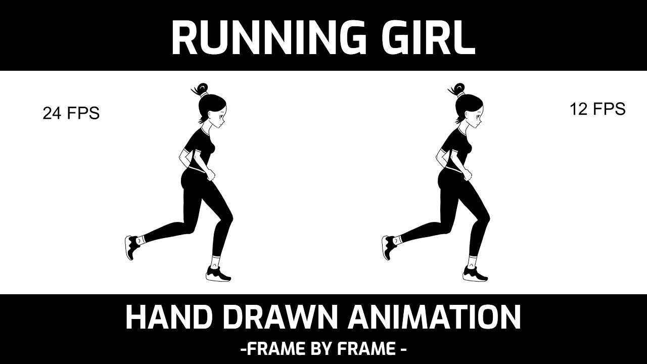 Outworld Studios - Running Girl - Hand Drawn Frame by Frame Animation ...