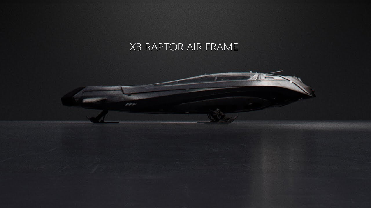 ArtStation - X3 Raptor Air Frame