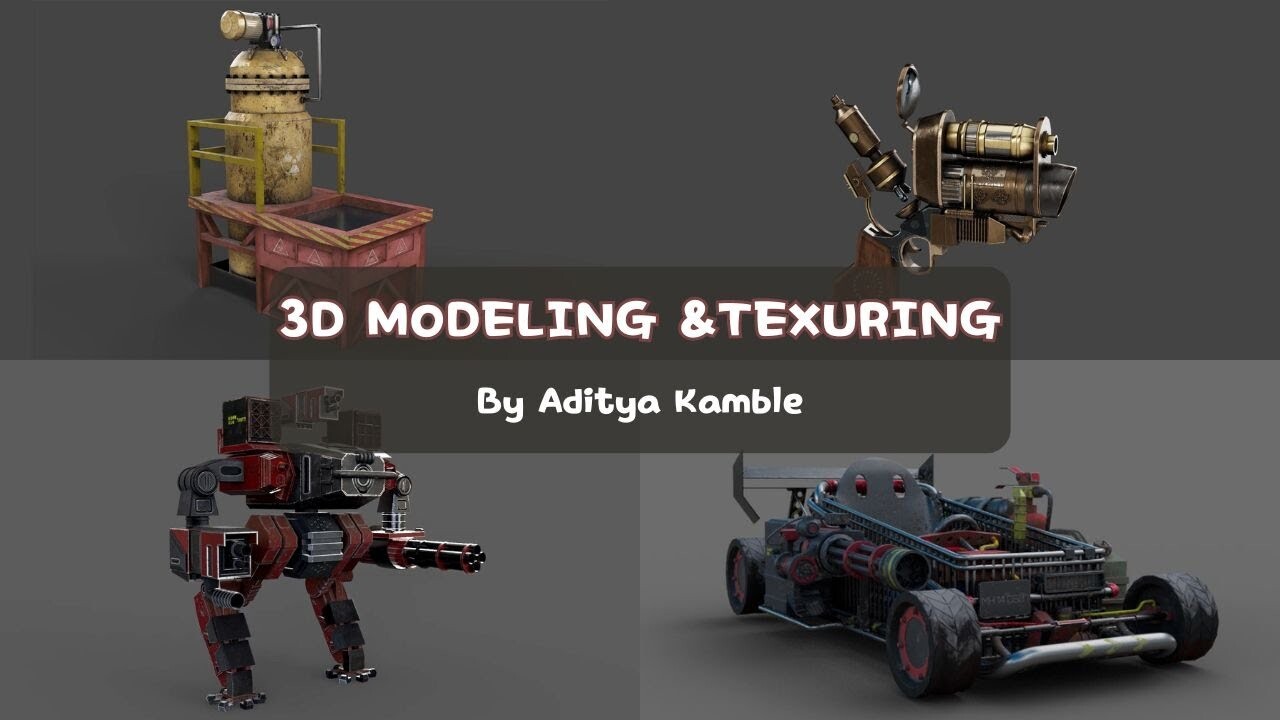 ArtStation - Aditya kamble | 3d modeling | Unreal engine |showreel