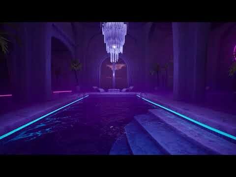 ArtStation - Cyberpunk pool room