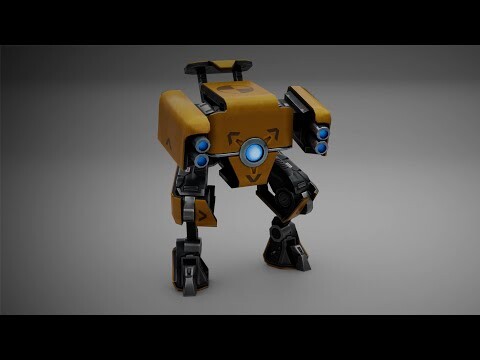 ArtStation - Cube Bot RIG