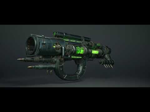 ArtStation - "Realistic" Necron Gun Design