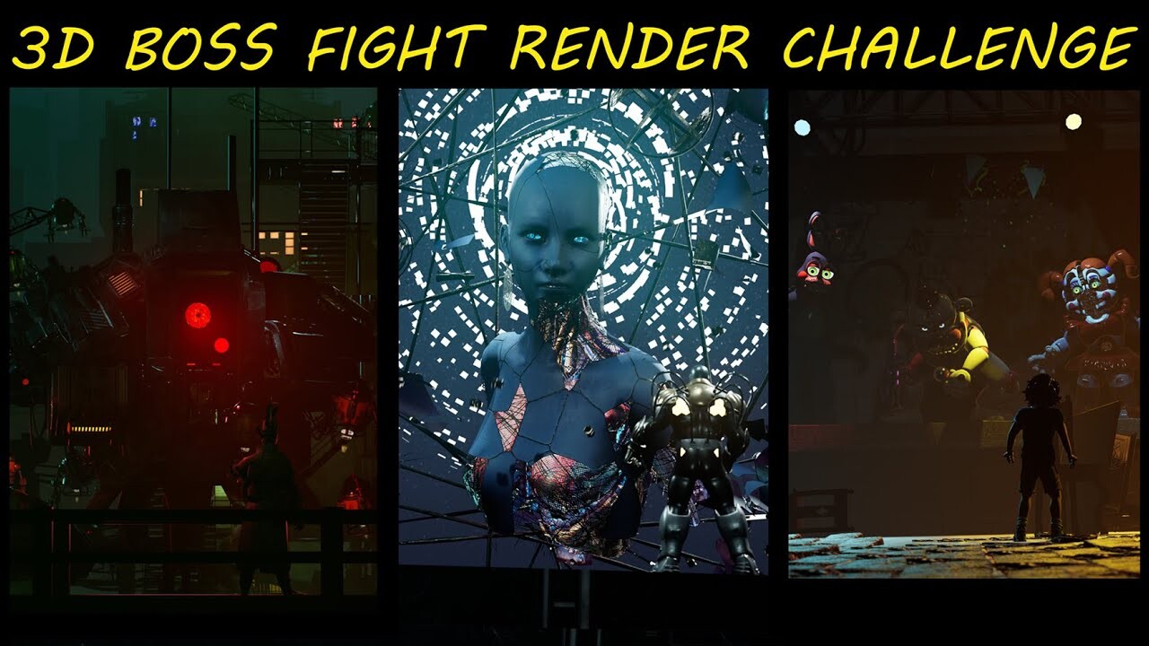 ArtStation - Boss fight render challenge in Unreal Engine5