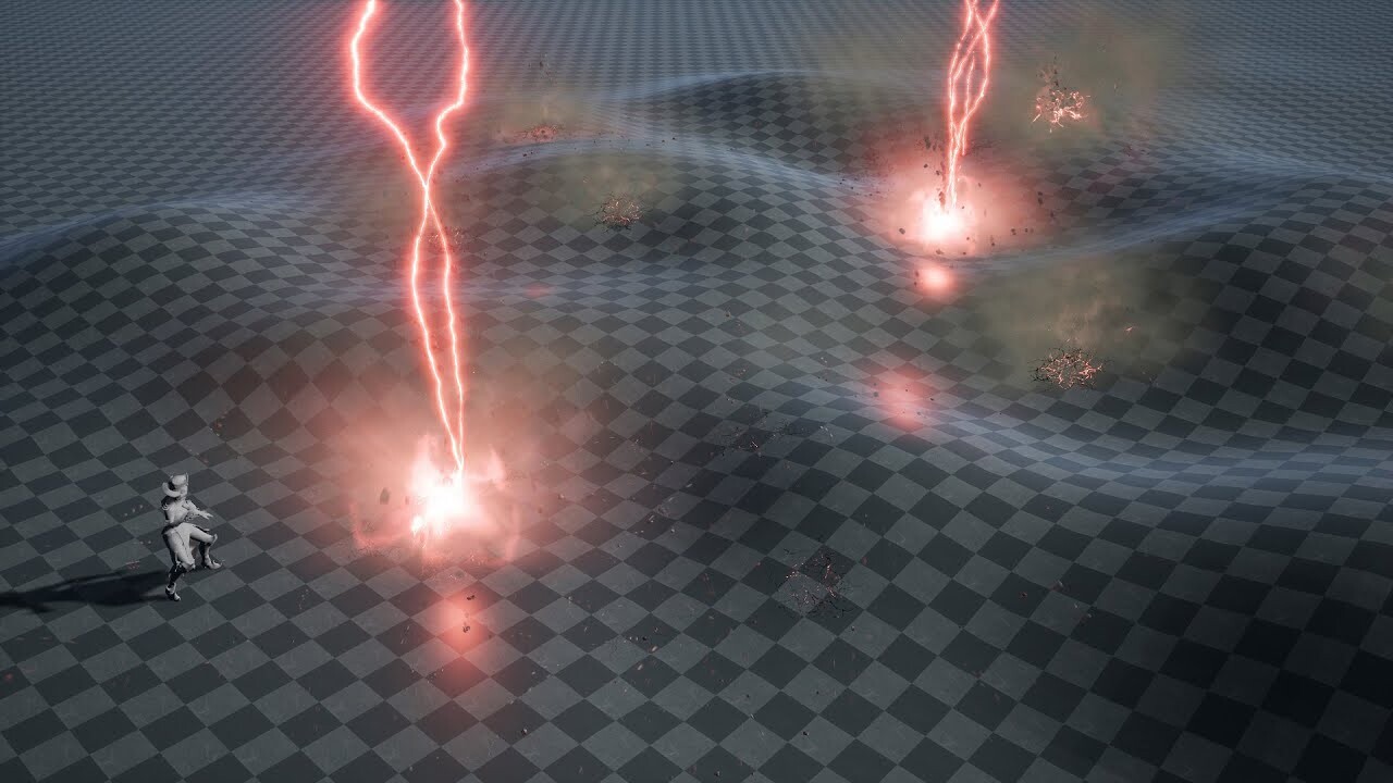 ArtStation - UE | Mixed Magic - Lightning Strike AOE [4K]