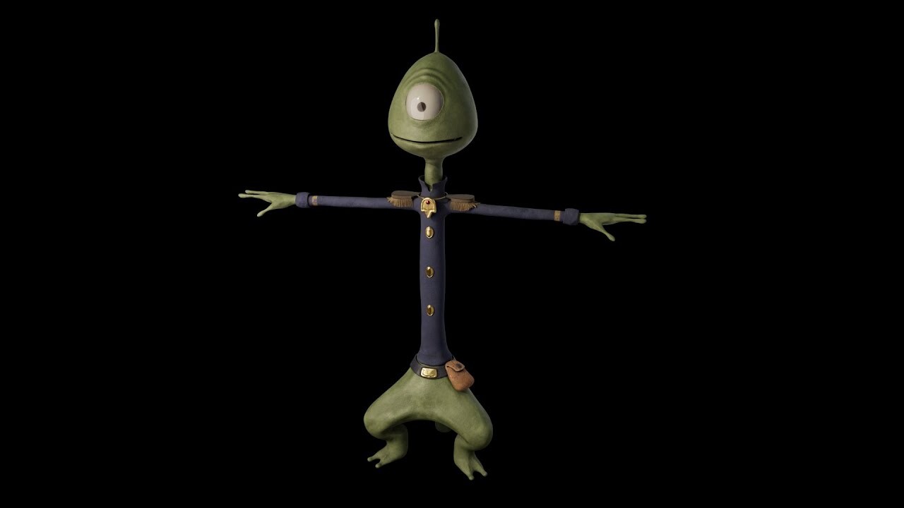 ArtStation - Pleakley from Lilo and Stitch